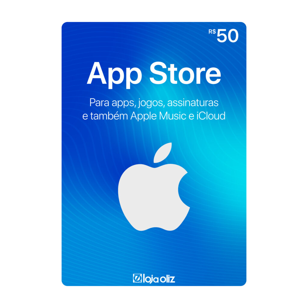Gift Card App Store R$50 - Código Digital - Loja Oliz